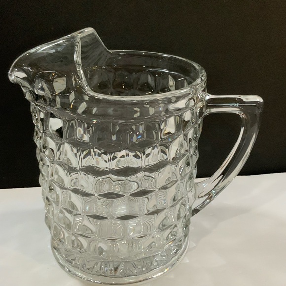 Fostoria | Dining | American Fostoria Pitcher Flat Bottom Ice Lip 2 ...